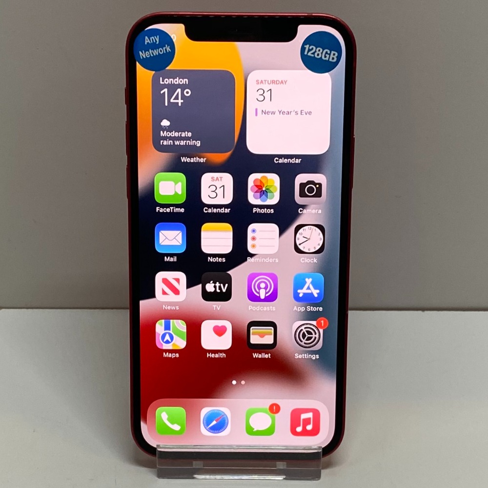 Used Apple iPhone 12 Unlocked Model A2403 128GB in Red - Own4Less